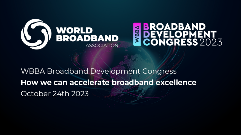 Broadband Industry Events: WBBA | Investment & Sustainability
